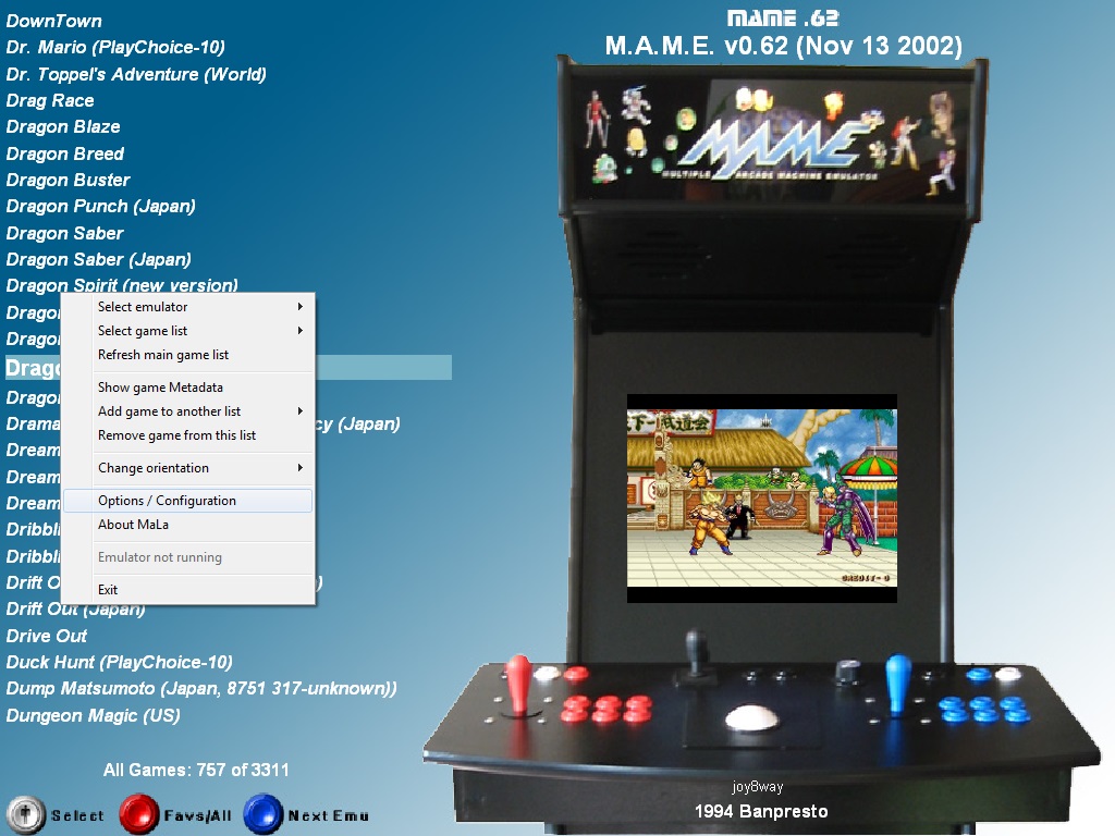 Mame Arcade Cabinet Frontend | Cabinets Matttroy